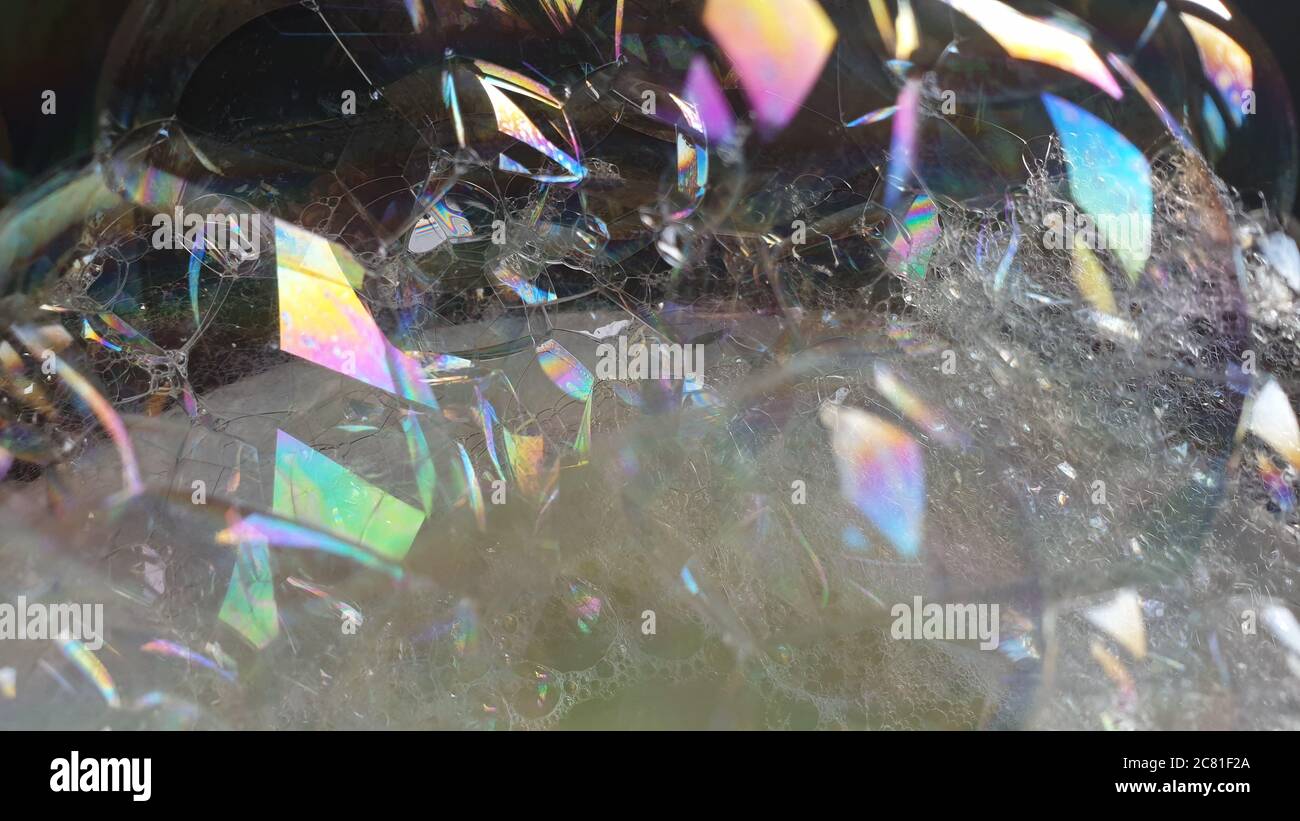 Psychedelic soap bubbles Stock Photo - Alamy