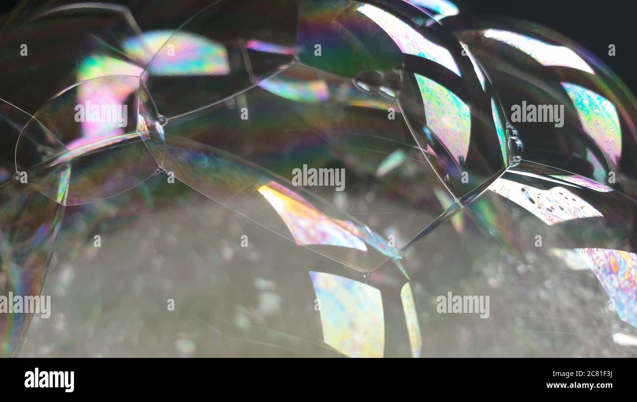 Psychedelic soap bubbles Stock Photo - Alamy