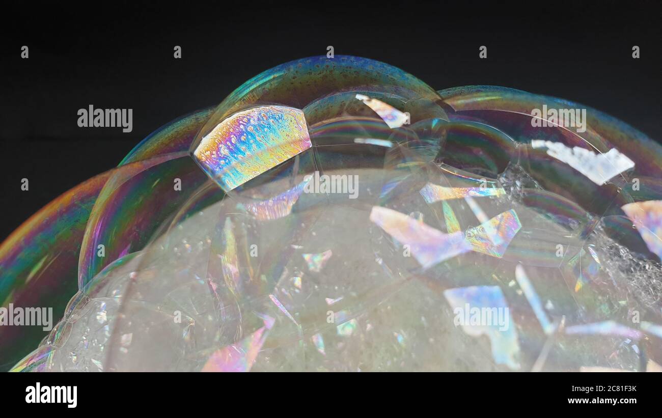 Psychedelic soap bubbles Stock Photo - Alamy