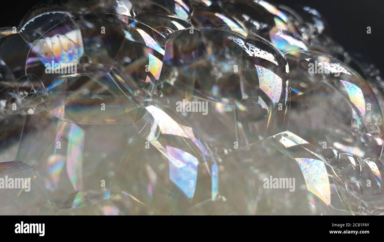 Psychedelic soap bubbles Stock Photo - Alamy