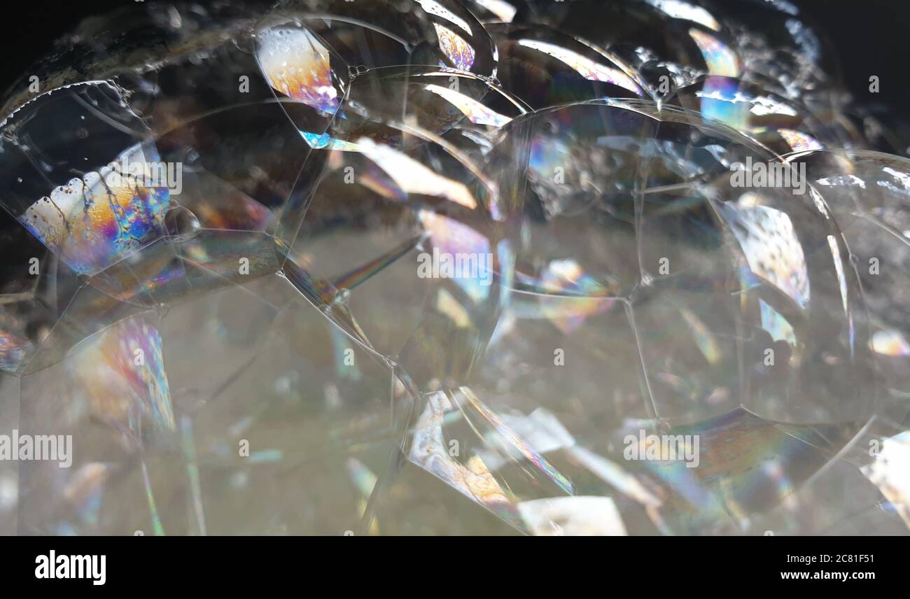 Psychedelic soap bubbles Stock Photo - Alamy