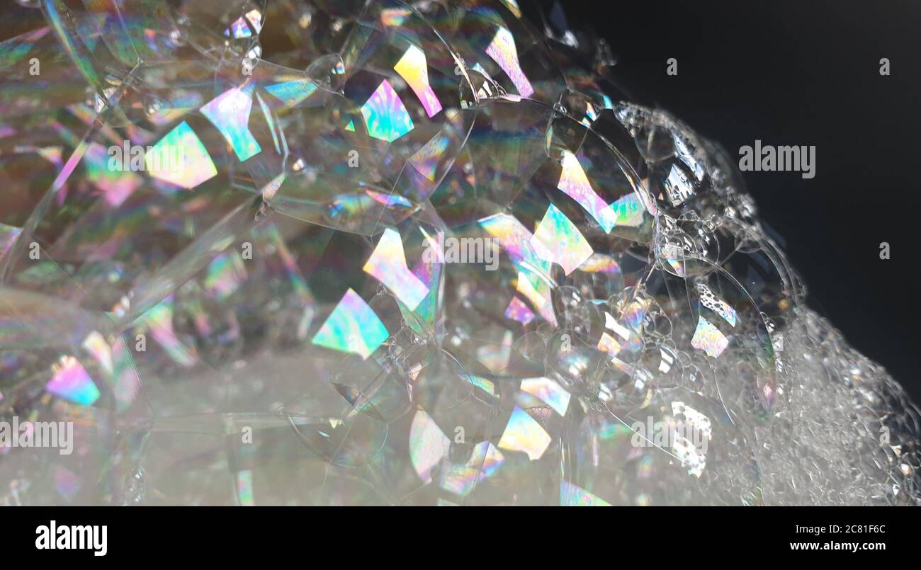 Psychedelic soap bubbles Stock Photo - Alamy