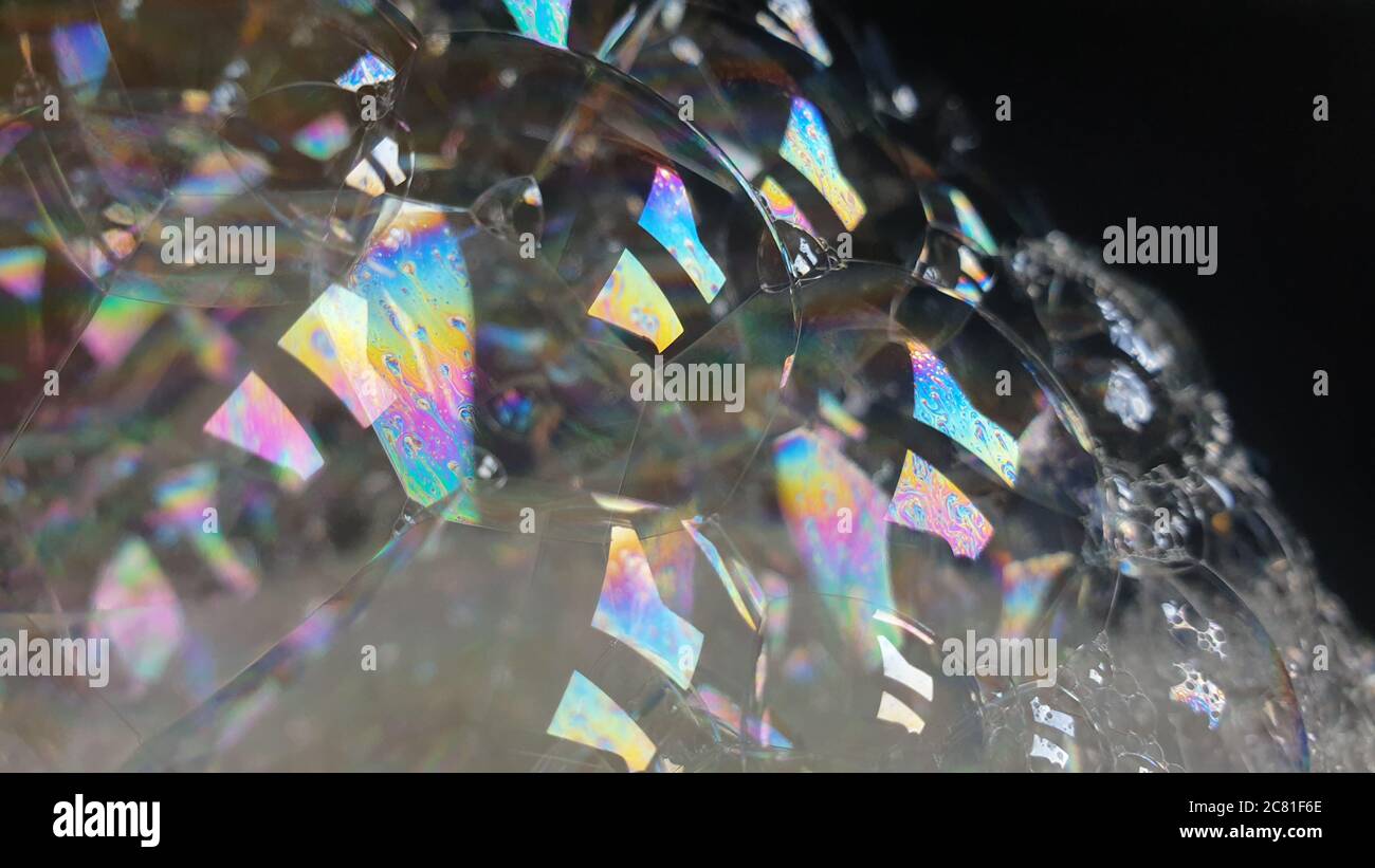 Psychedelic soap bubbles Stock Photo - Alamy