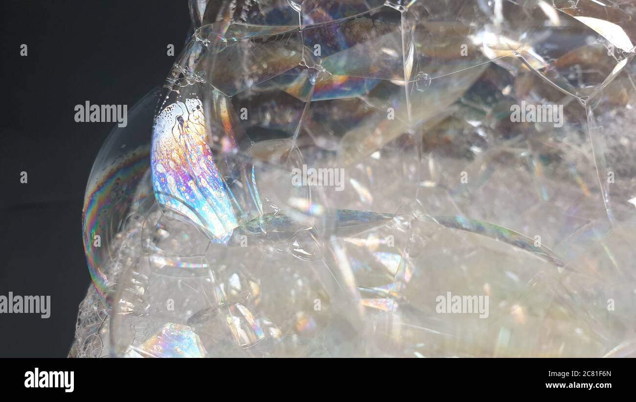 Psychedelic soap bubbles Stock Photo - Alamy
