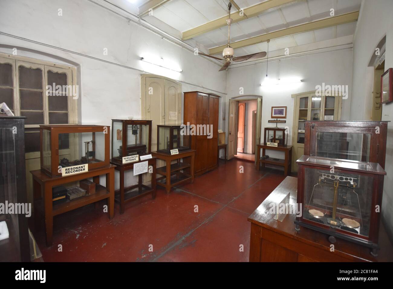 Instrument room of Sir Jagadish Chandra Bose (1858-1937) and Lady Abala ...
