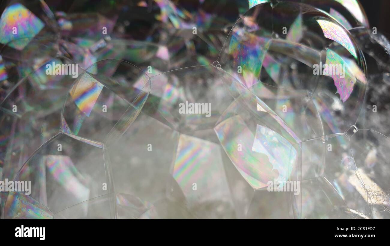 Psychedelic soap bubbles Stock Photo - Alamy