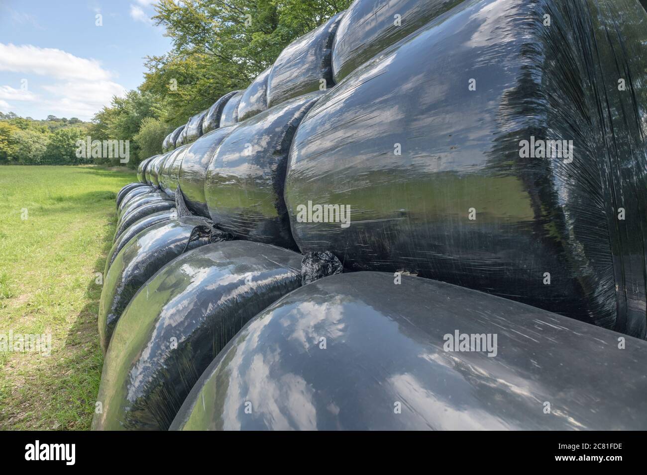 Bales polywrap hi-res stock photography and images - Alamy