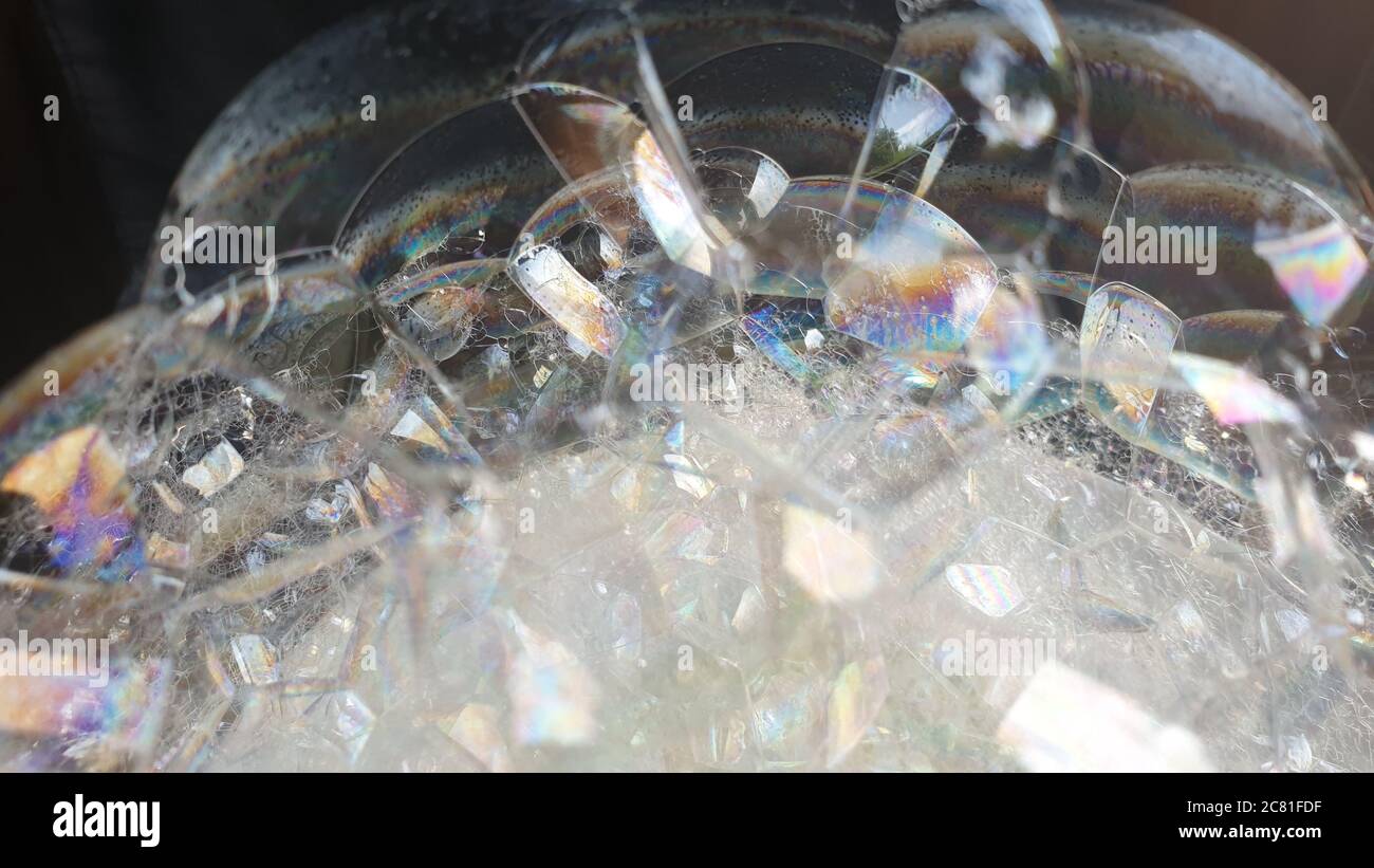 Psychedelic soap bubbles Stock Photo - Alamy