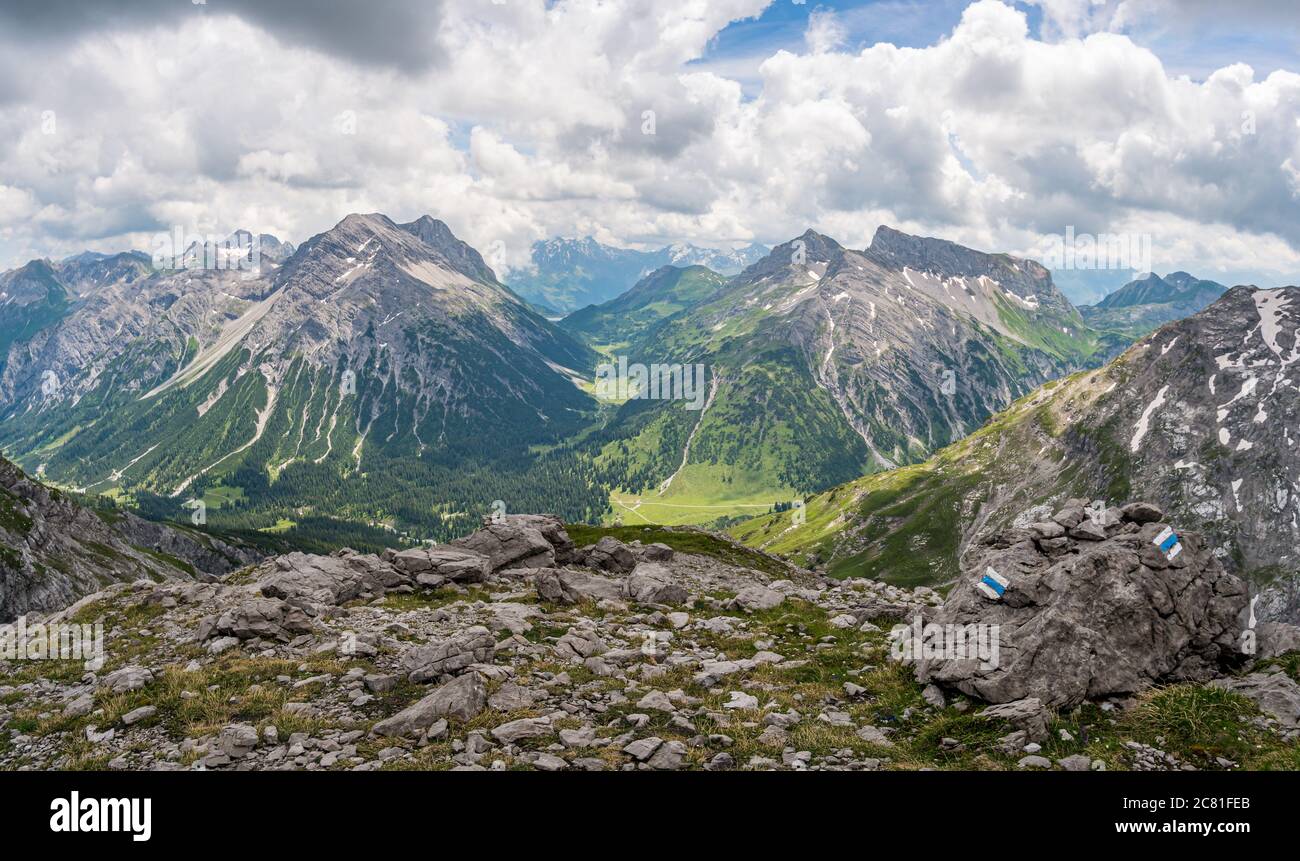Fantastic hike in the Lechquellen Mountains in Vorarlberg Austria near ...
