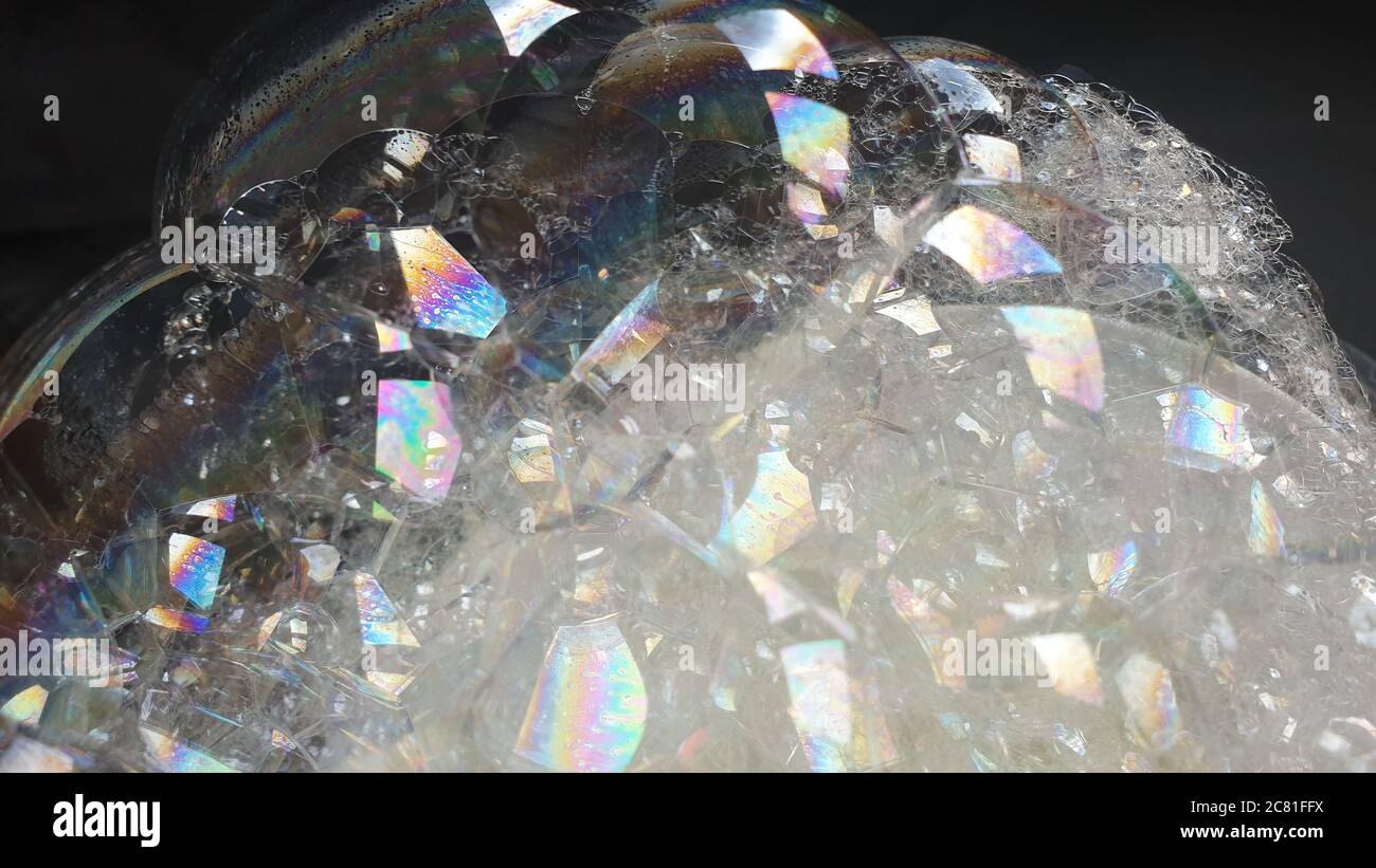 Psychedelic soap bubbles Stock Photo - Alamy