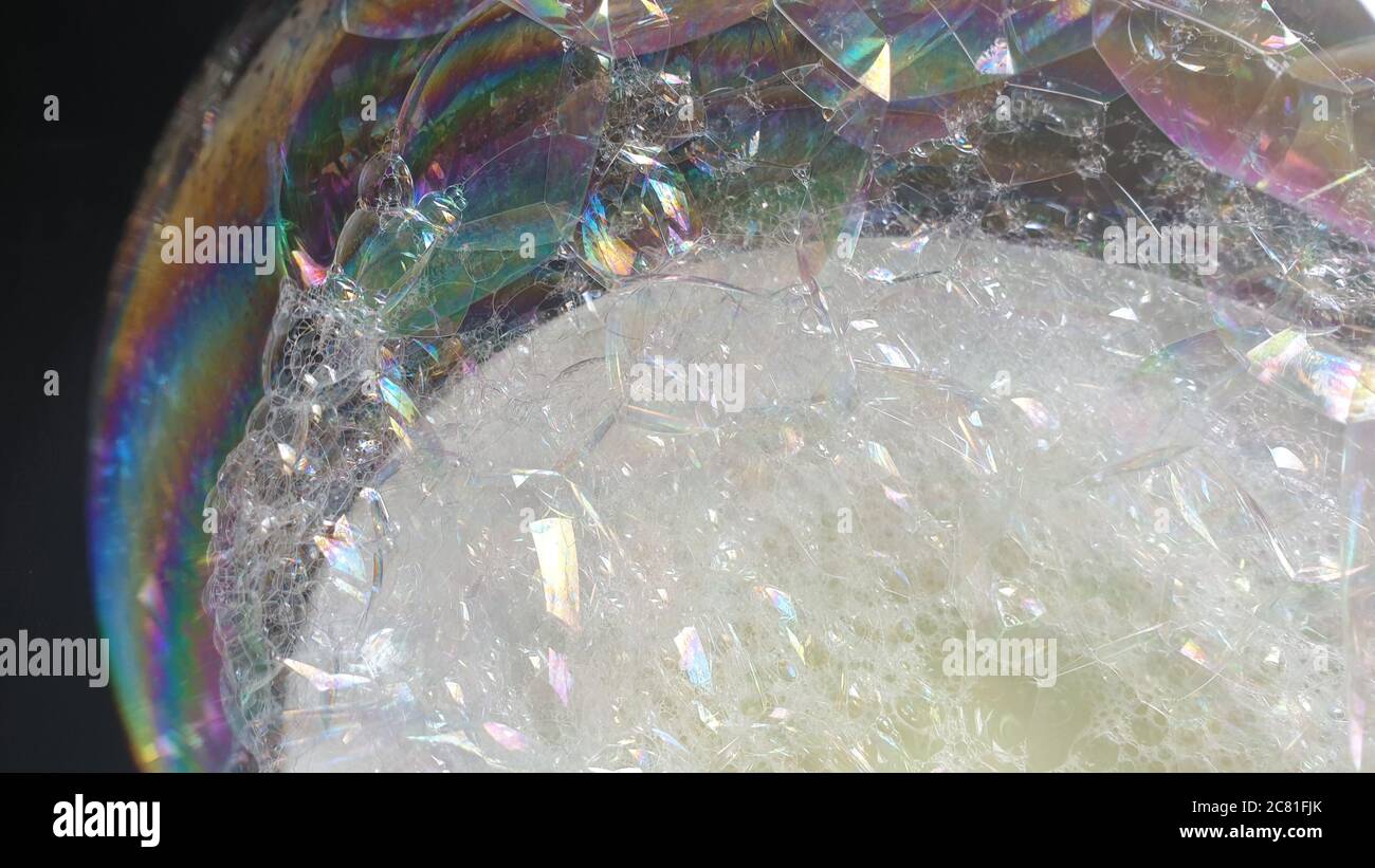 Psychedelic soap bubbles Stock Photo - Alamy