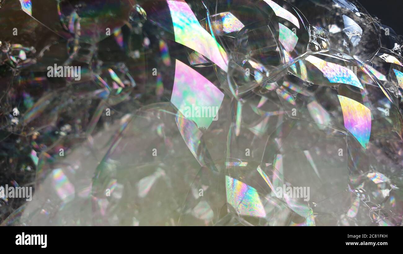 Psychedelic soap bubbles Stock Photo - Alamy
