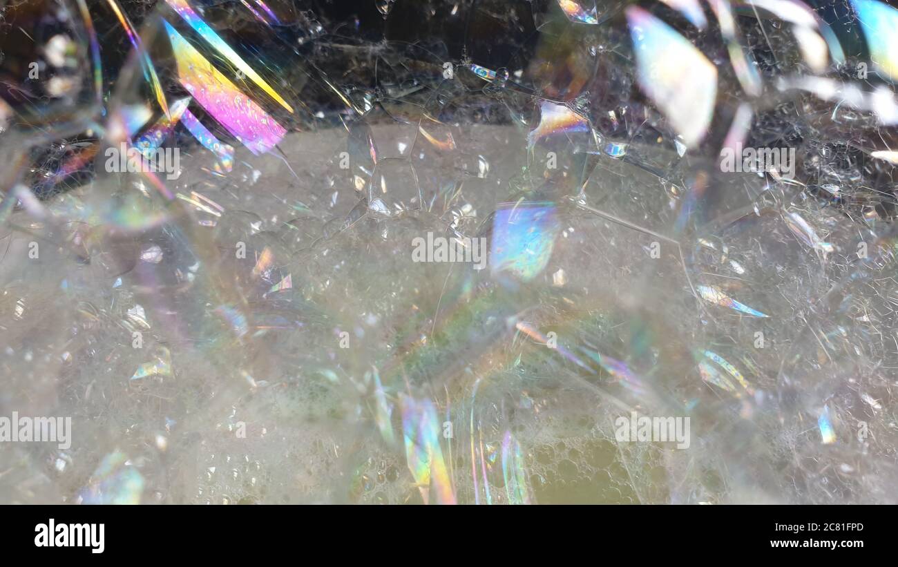 Psychedelic soap bubbles Stock Photo - Alamy