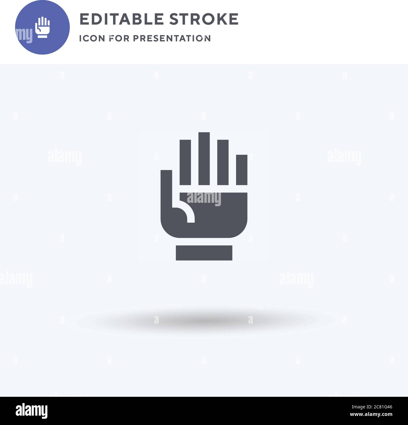 Goalkeeper icon vector, filled flat sign, solid pictogram isolated on ...