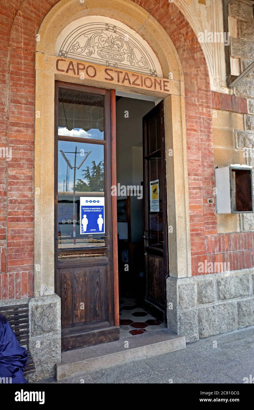 Tempio Pausania, Sardinia, Italy. The old rail station Stock Photo - Alamy