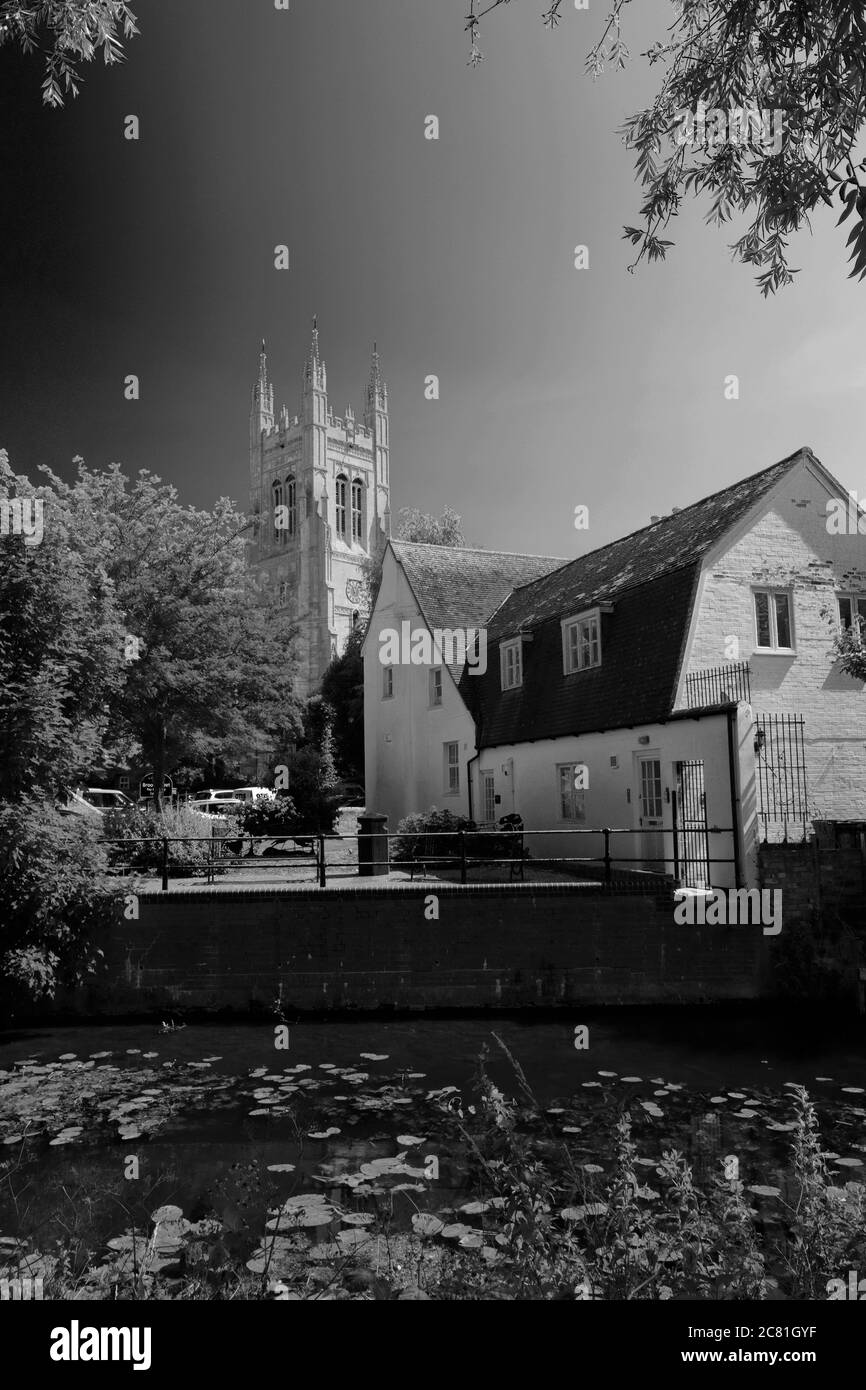 Cambridgeshire england bridge uk Black and White Stock Photos & Images ...