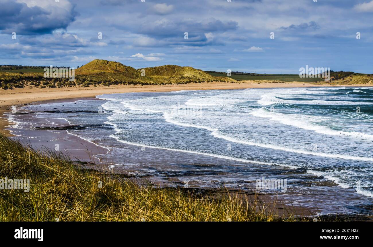 Embleton Bay; Northumberland, England Stock Photo - Alamy