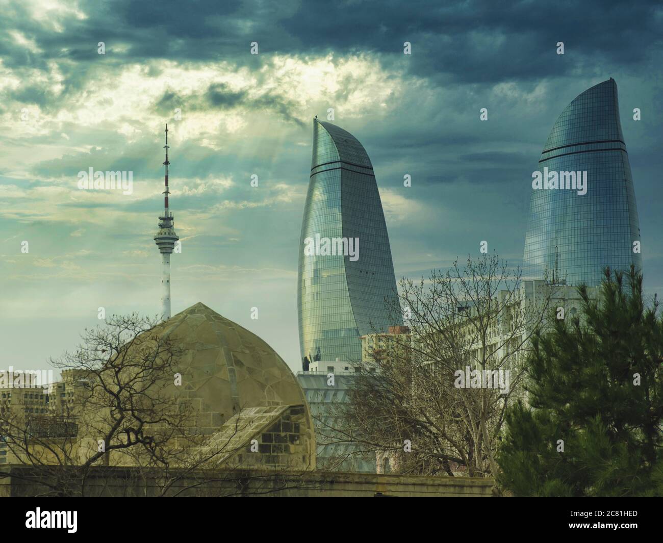 Tv tower in baku hi-res stock photography and images - Alamy