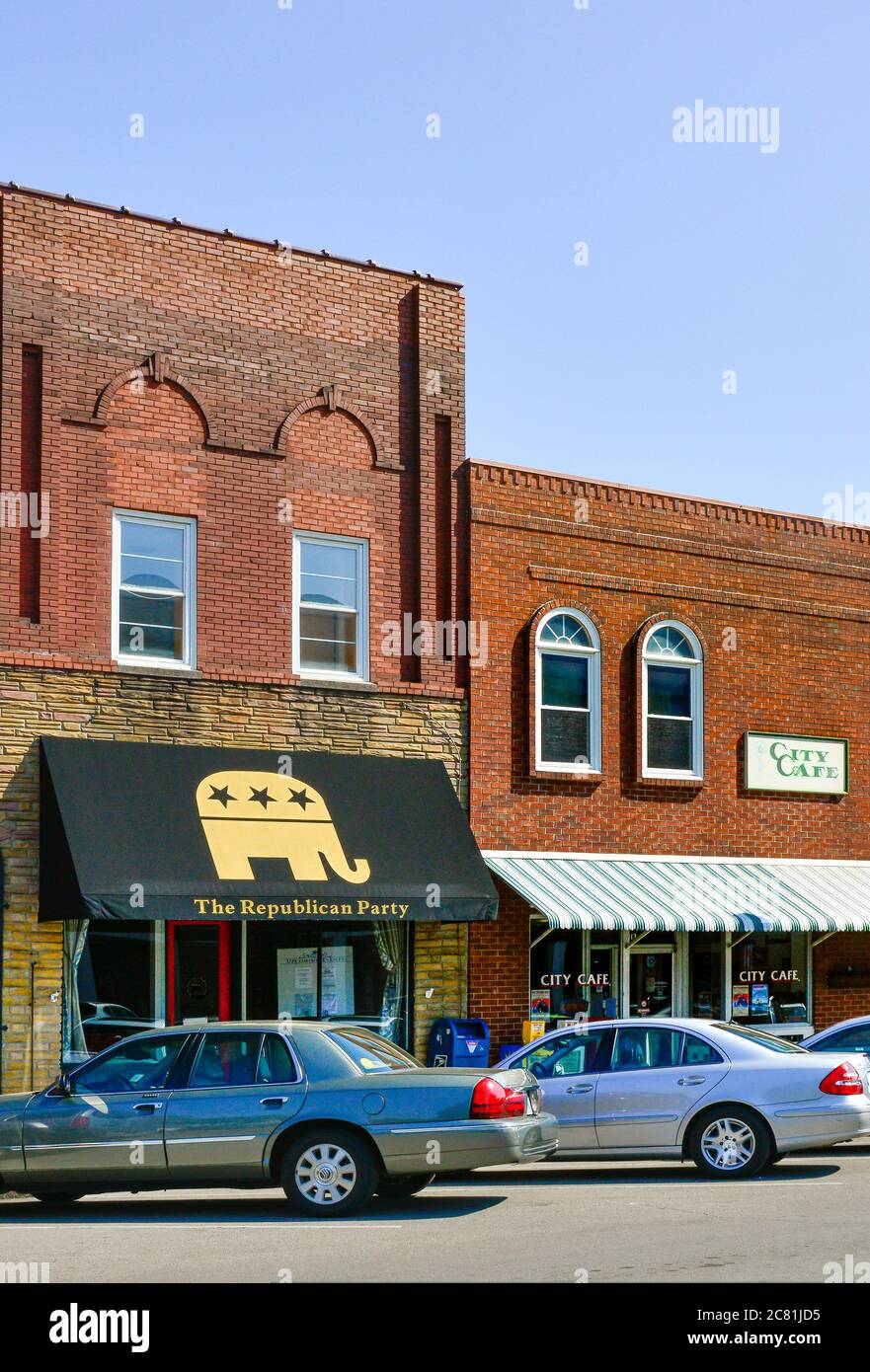 The City Cafe and the Republican Party headquarters located around the ...