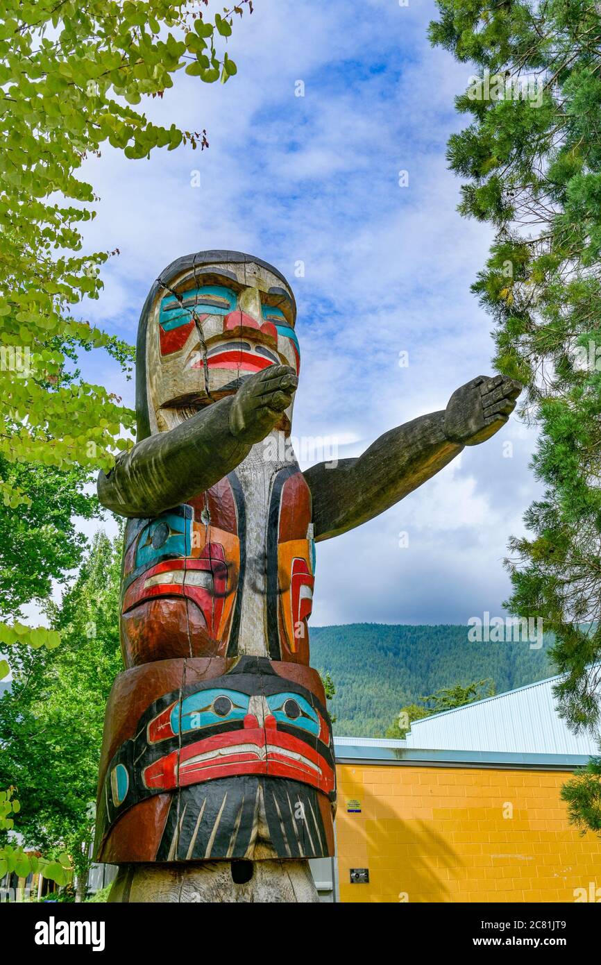 First Nations Welcoming figure, Ecole Secondaire Handsworth, Secondary ...