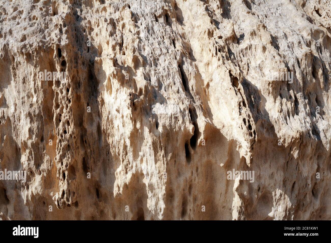Surface sandy rock. Rocky shore of the Caspian Sea Stock Photo - Alamy