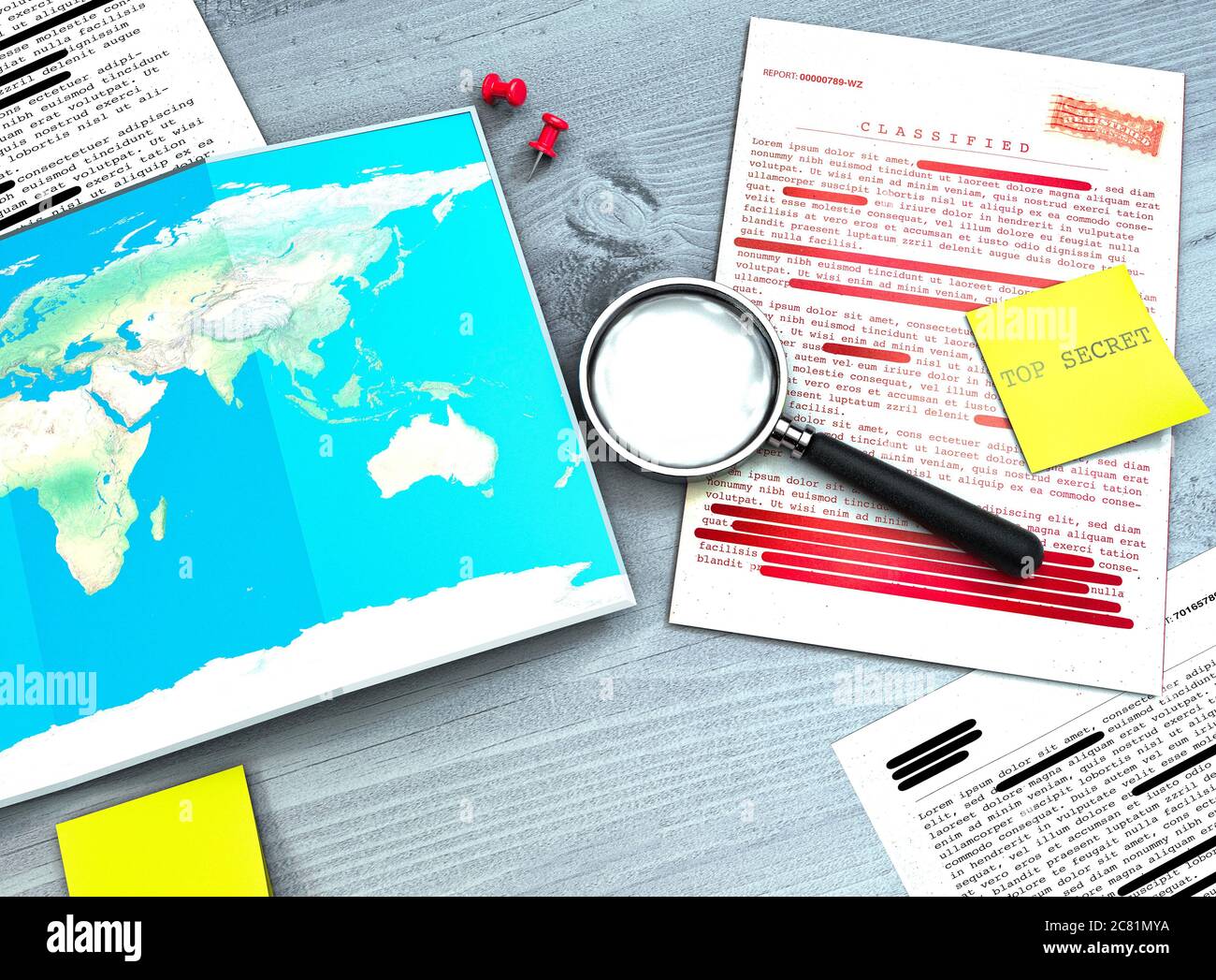 Secret map hi-res stock photography and images - Alamy