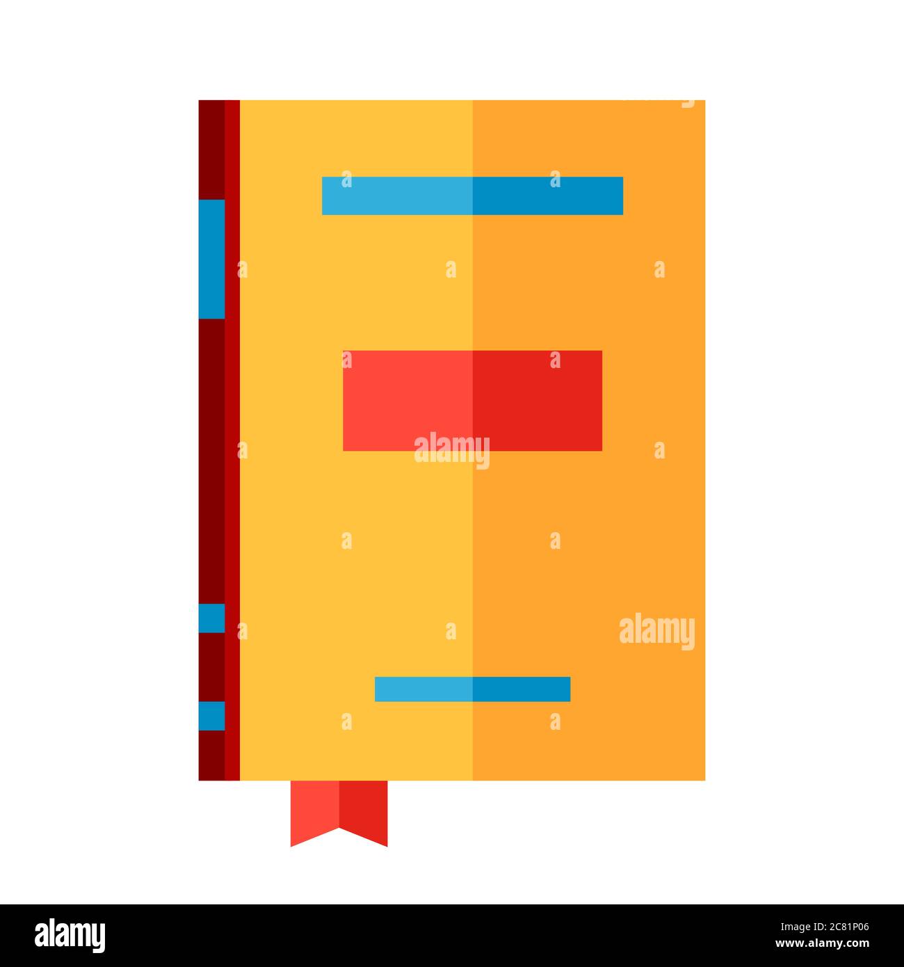 Stylized illustration of closed book Stock Vector Image & Art - Alamy