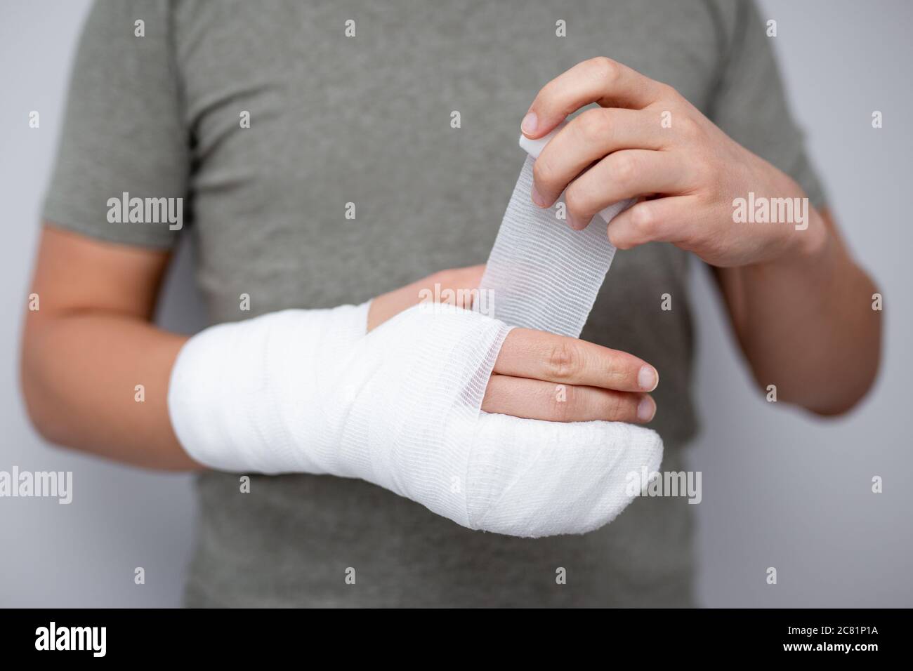 Hand Bandage First Aid