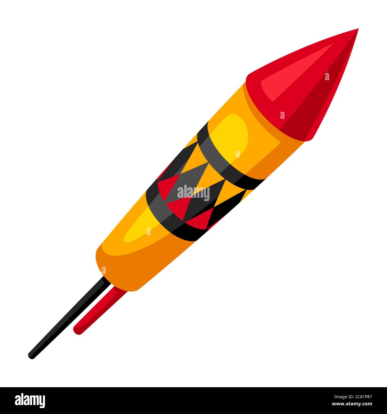 Firework pyrotechnic show Stock Vector Images - Alamy