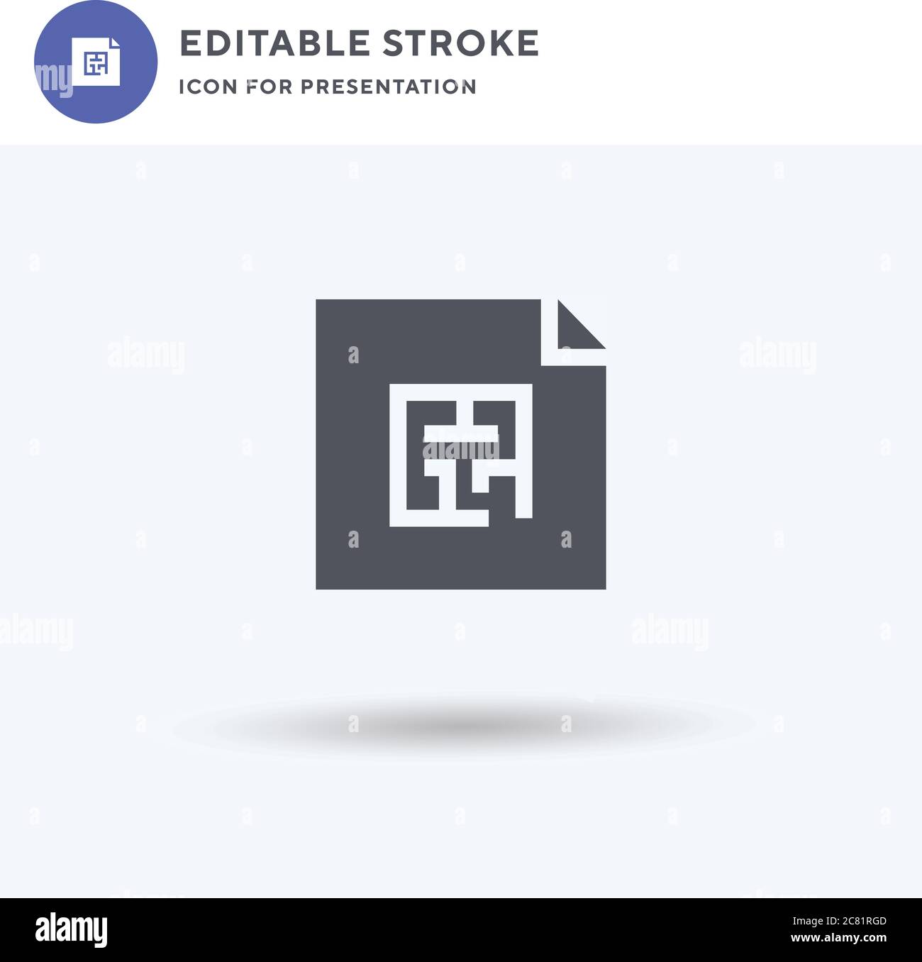 Floor Plan icon vector, filled flat sign, solid pictogram isolated on ...