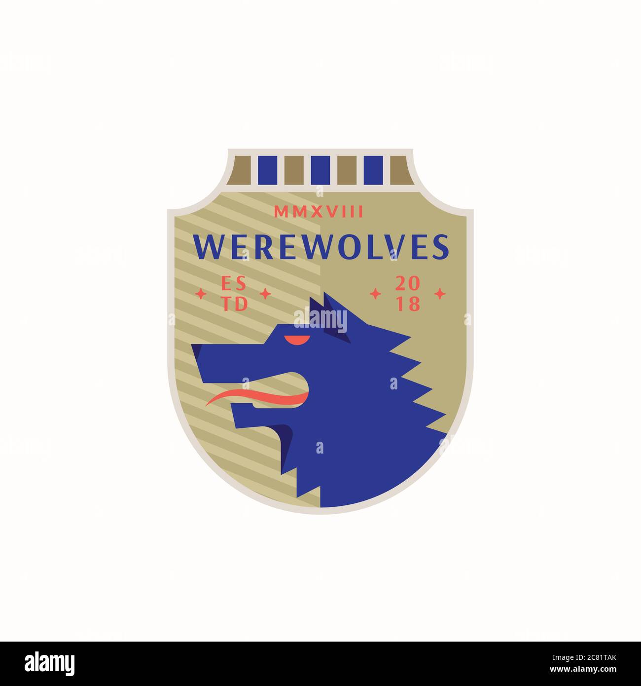 Illustration of a werewolf hi-res stock photography and images - Alamy