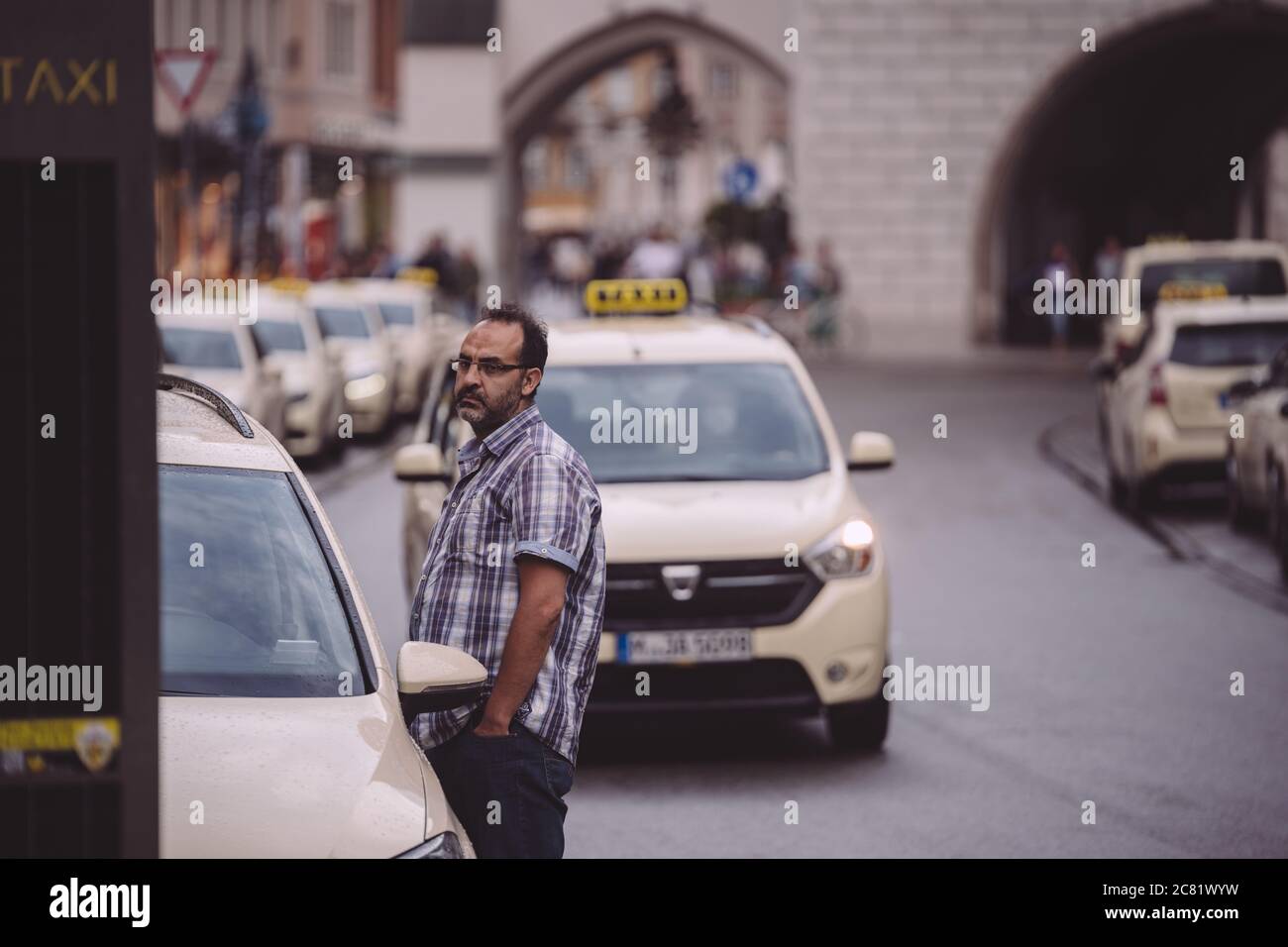 German taxi driver hi-res stock photography and images - Alamy