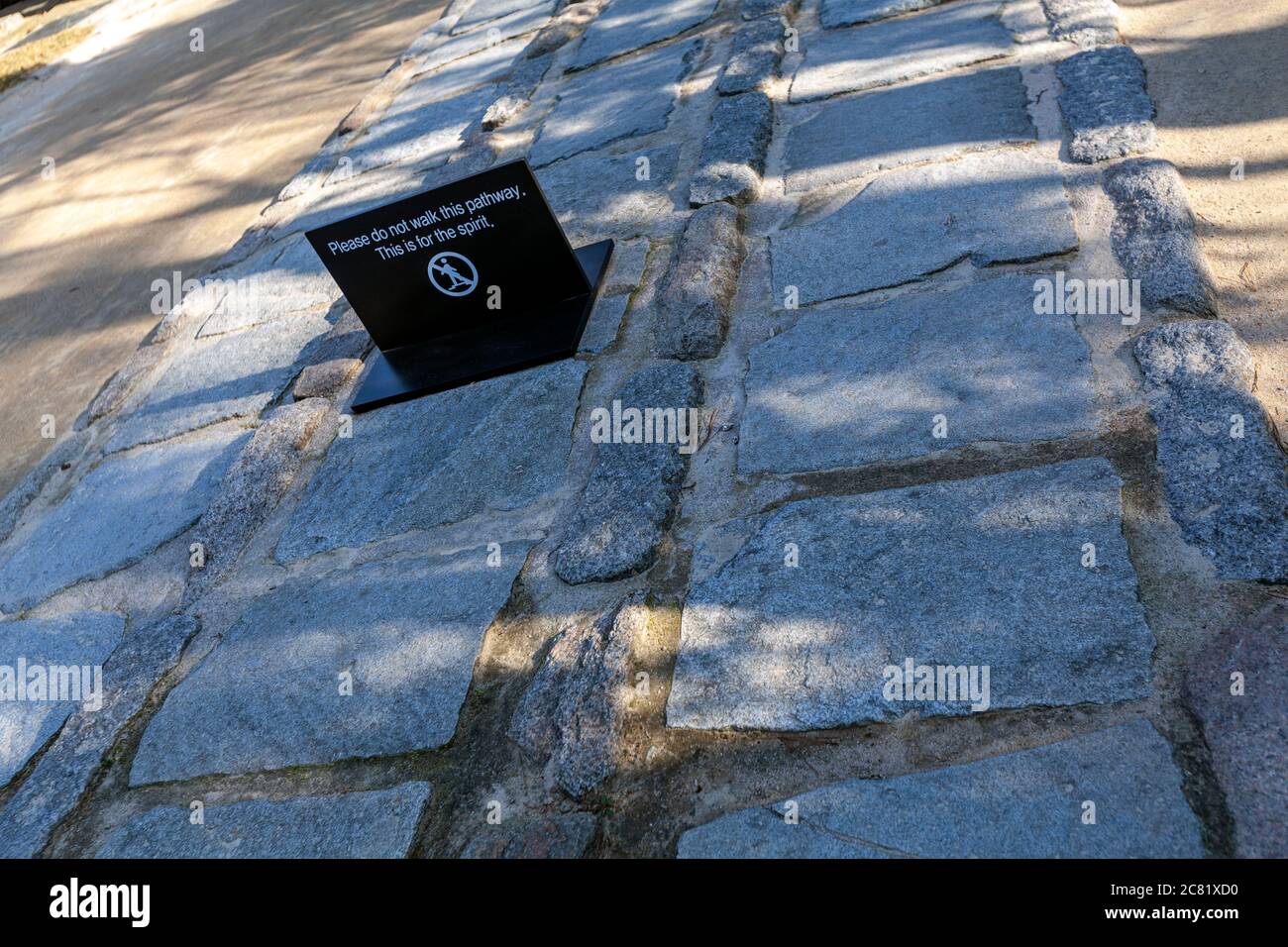 Spirit pathway in Jongmyo Shrine, Seoul, Jongno District, South Korea ...
