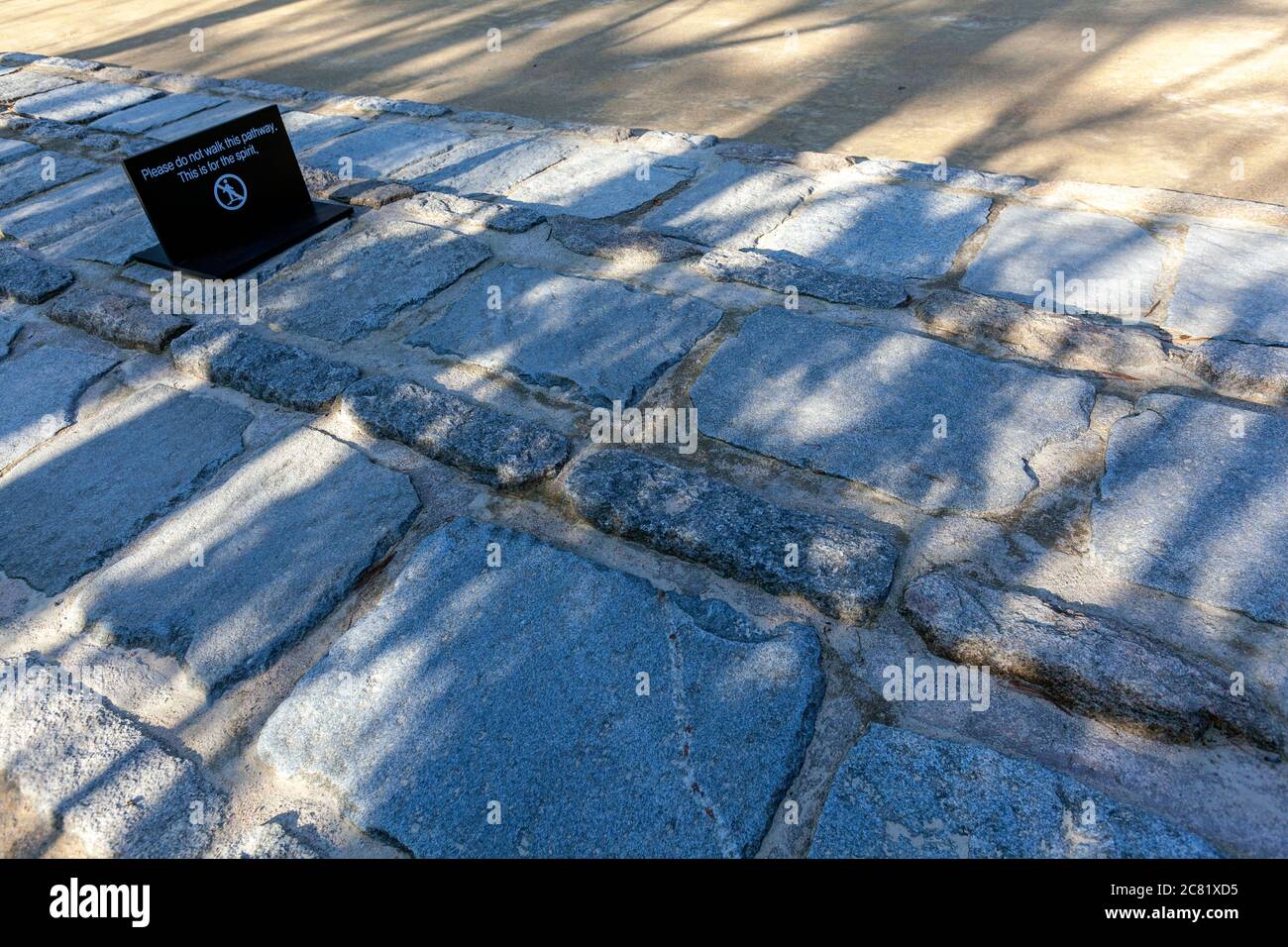 Spirit pathway in Jongmyo Shrine, Seoul, Jongno District, South Korea ...