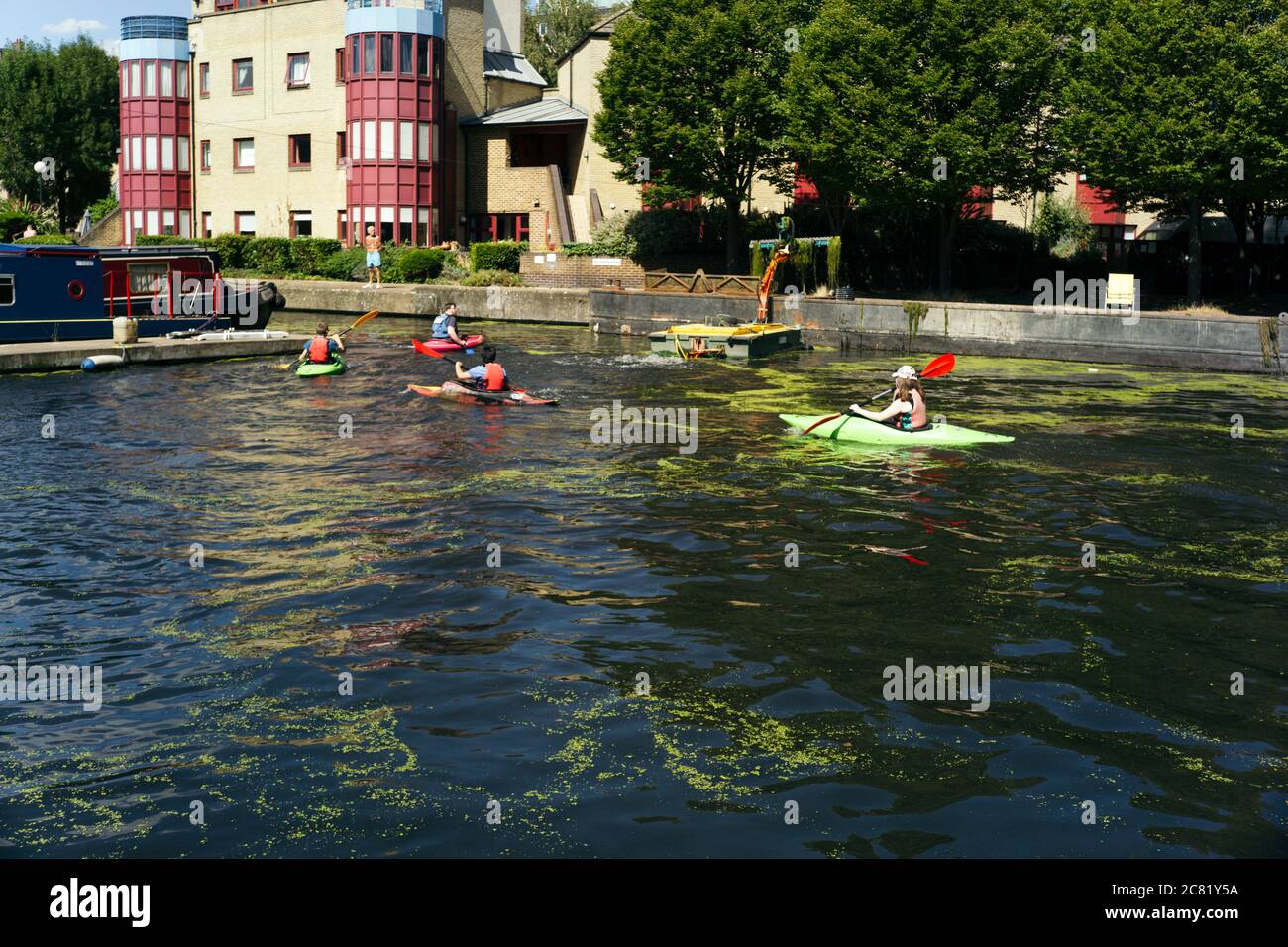 Islington Boat Club hosts a youth session out on the water of the canal ...