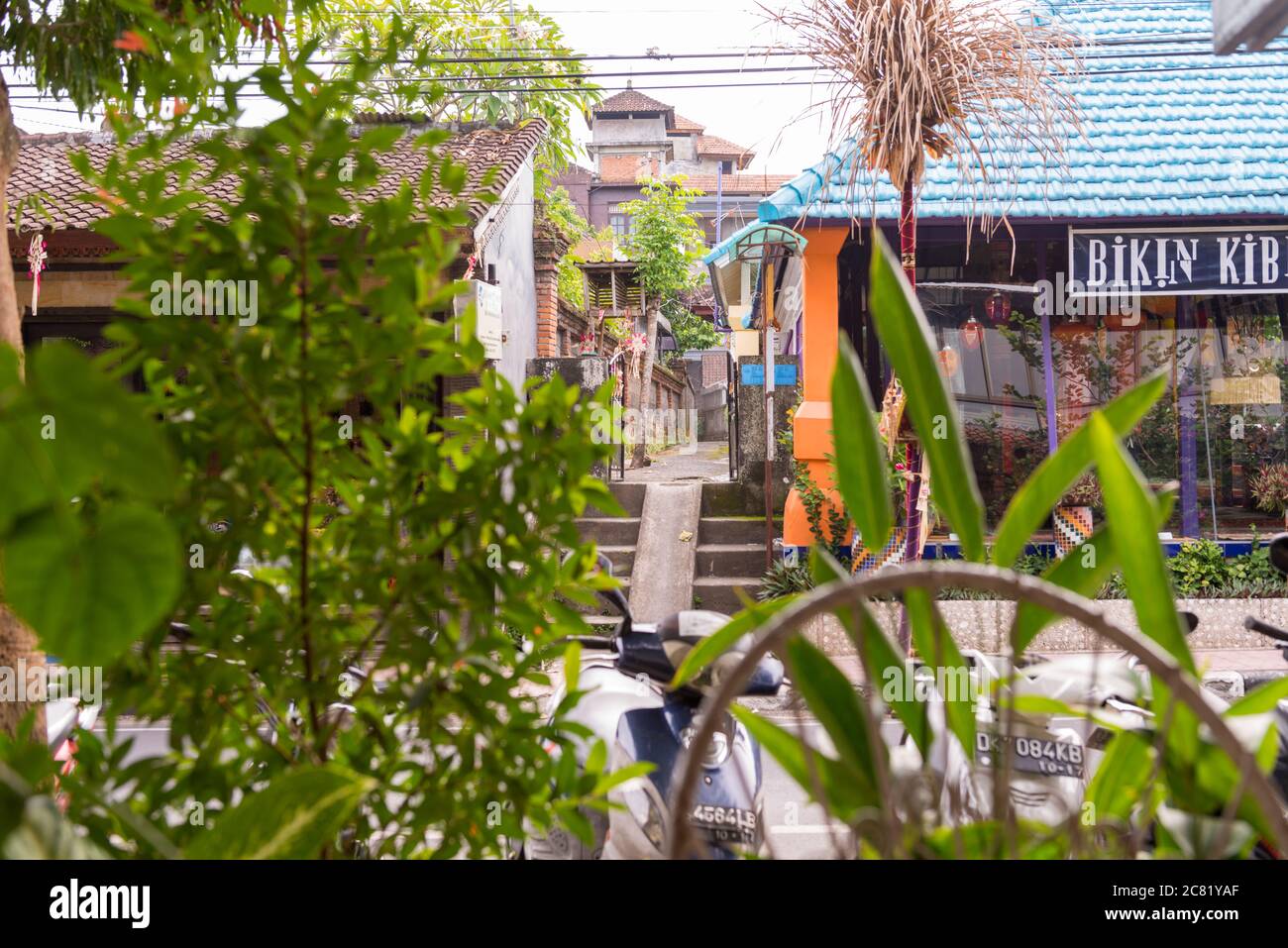 Streets of Ubud Stock Photo - Alamy