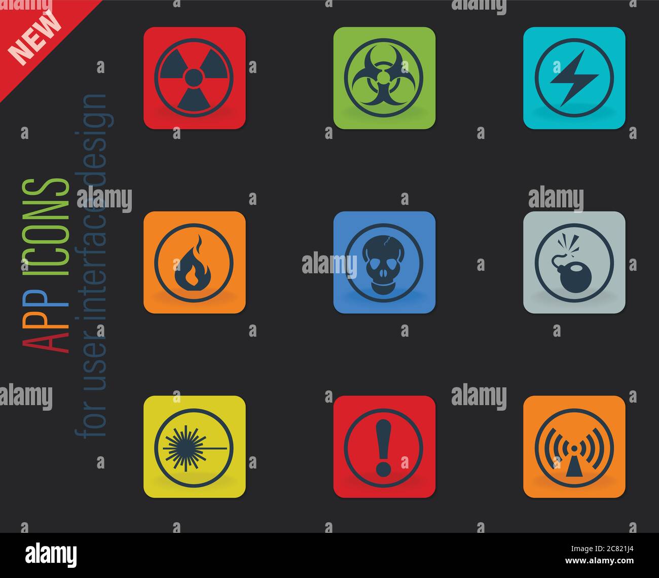 Hazard Sign Icons Stock Vector Image & Art - Alamy