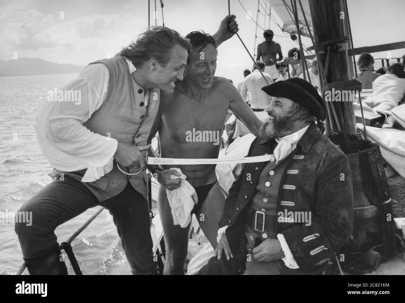 Jamaica. Reiner Schone, Piers Haggard (Director) and Brian Blessed (as ...