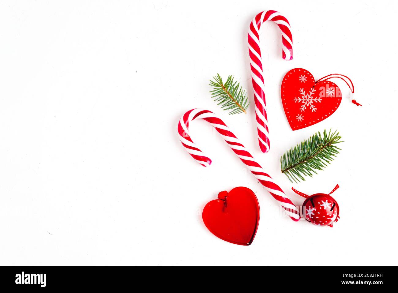 Festive christmas flat lay Cut Out Stock Images & Pictures - Alamy