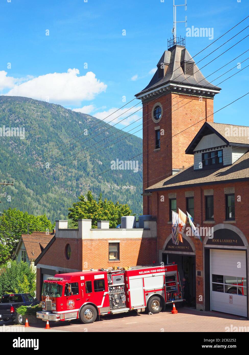 Nelson Fire Department building used in the Steve Martin movie Roxanne ...