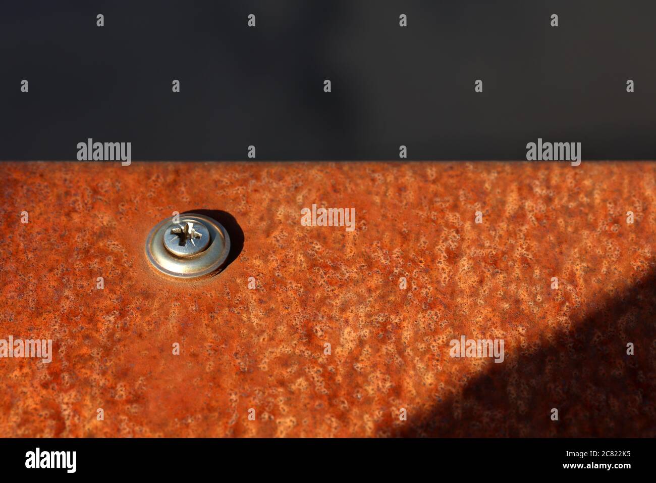 Corten steel rusted metal Stock Photo - Alamy