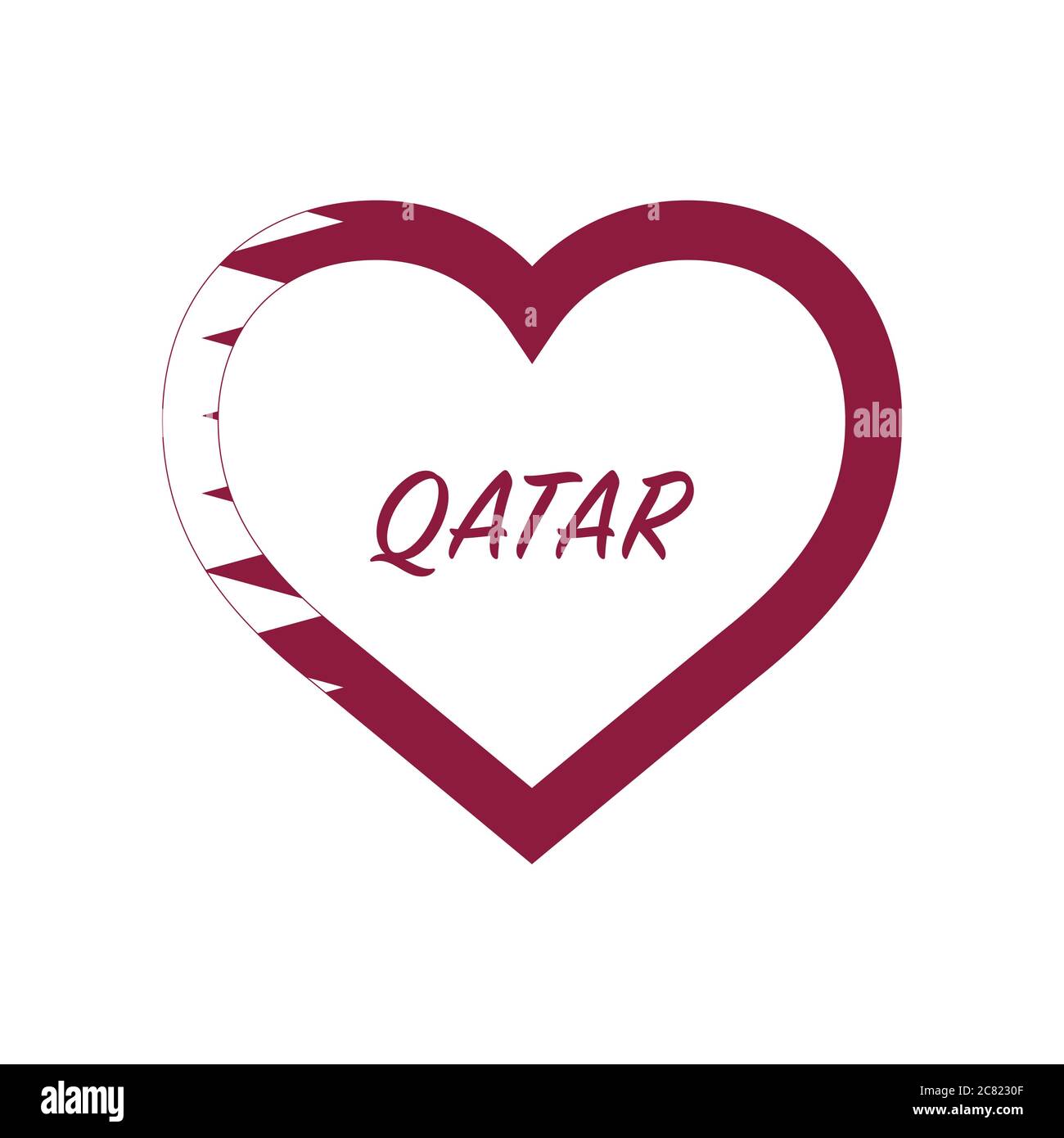I love qatar hi-res stock photography and images - Alamy