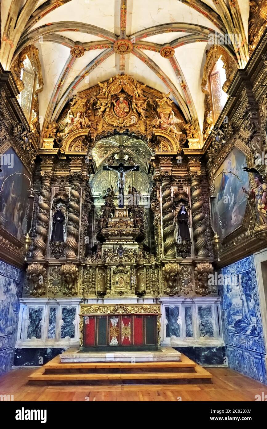 Evora, Portugal - June 12, 2017: Interiors of the medieval Saint ...