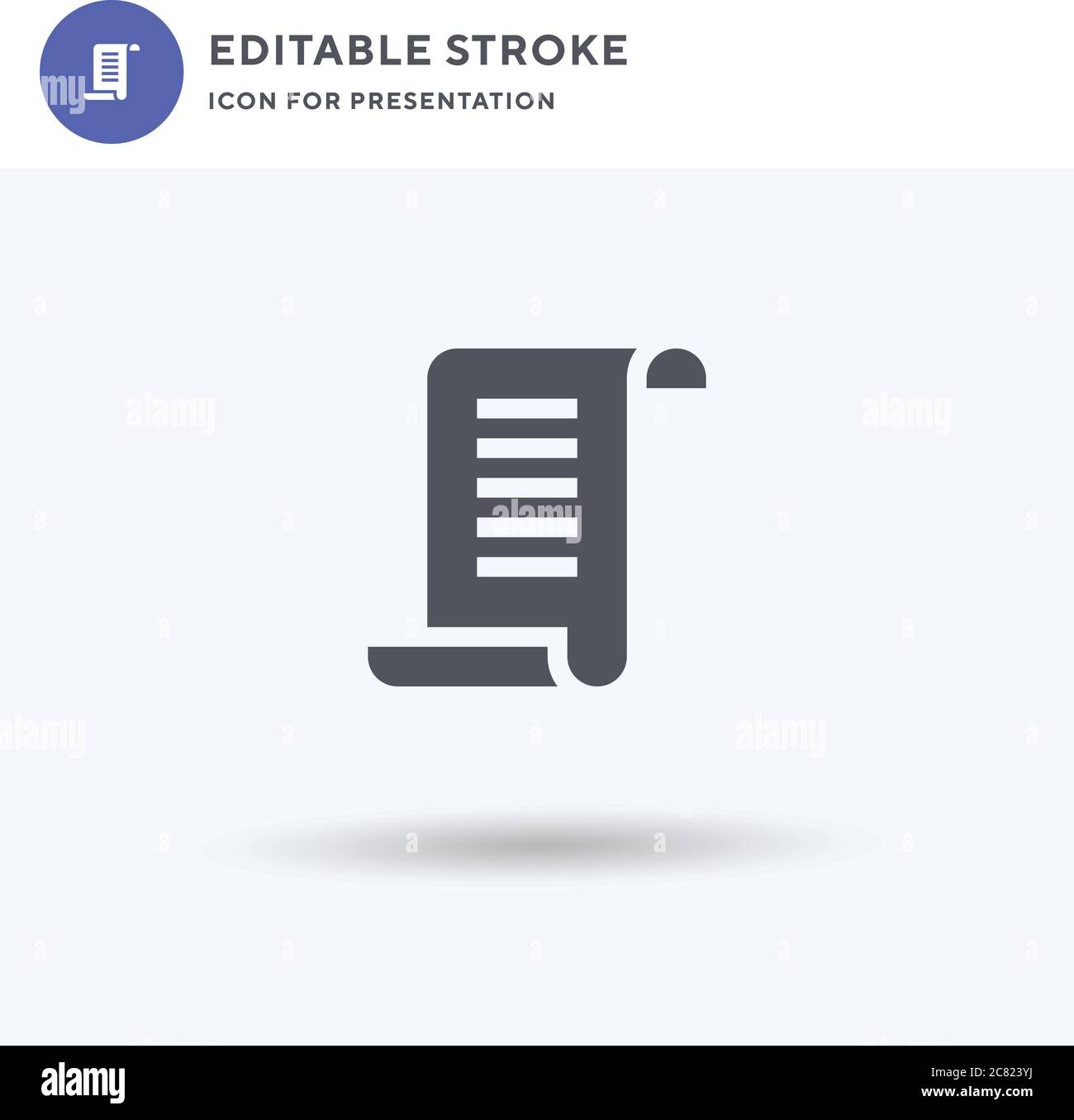 Rules icon vector, filled flat sign, solid pictogram isolated on white ...