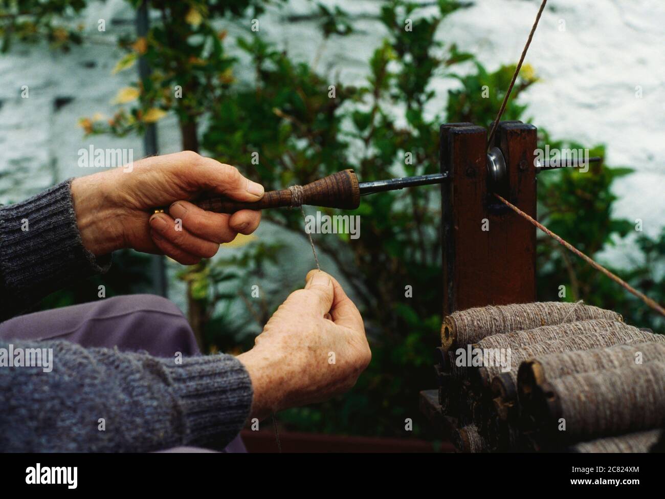 Traditional Crafts; Ardara County Donegal Ireland Stock Photo - Alamy