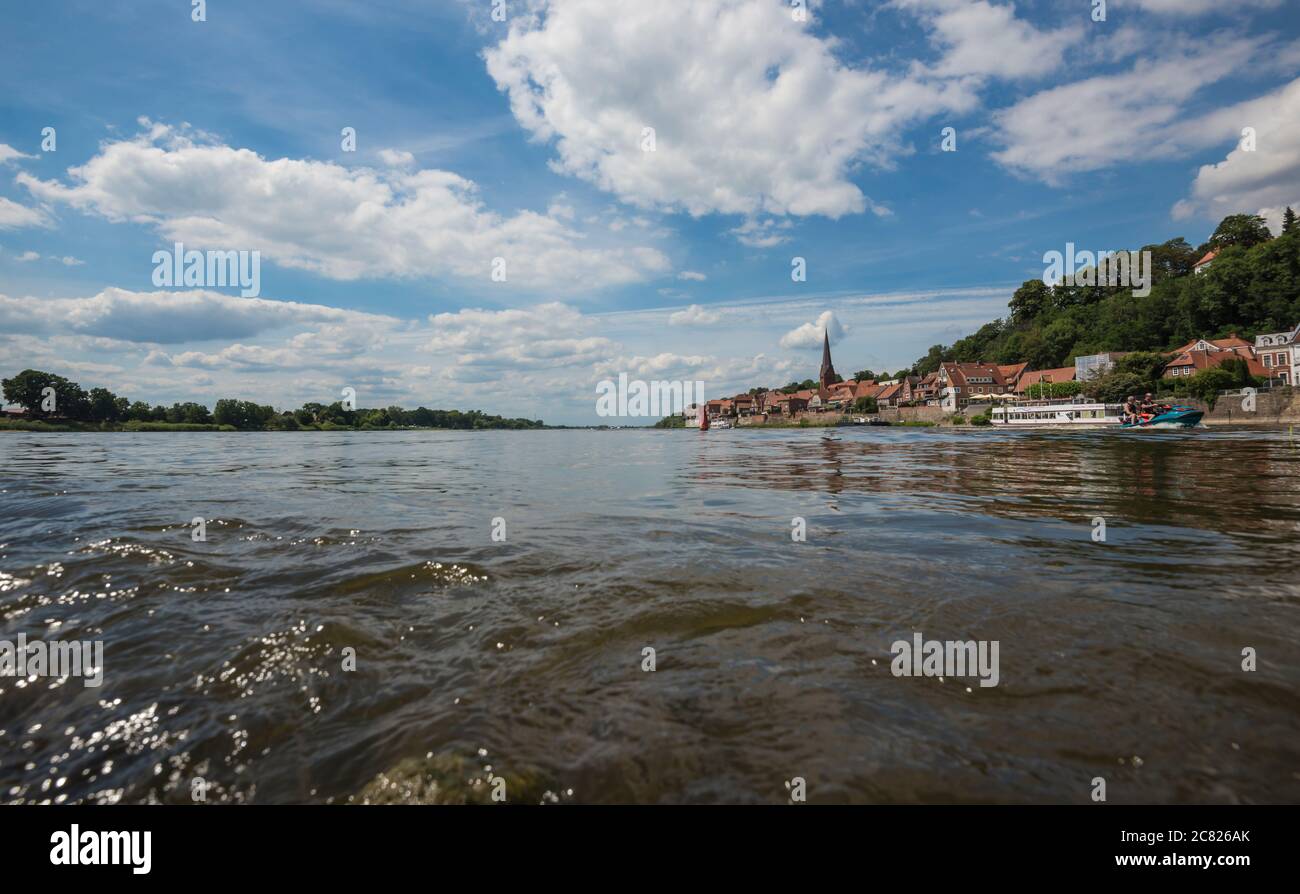 River Elbe in nordern Germany Stock Photo - Alamy