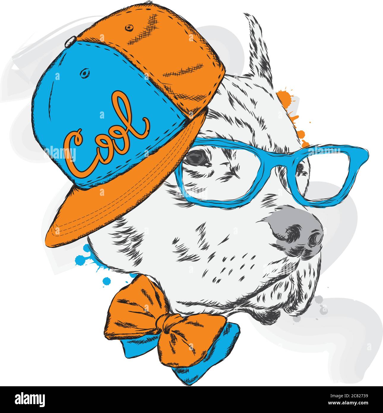 Purebred german shepard dog Stock Vector Images - Alamy