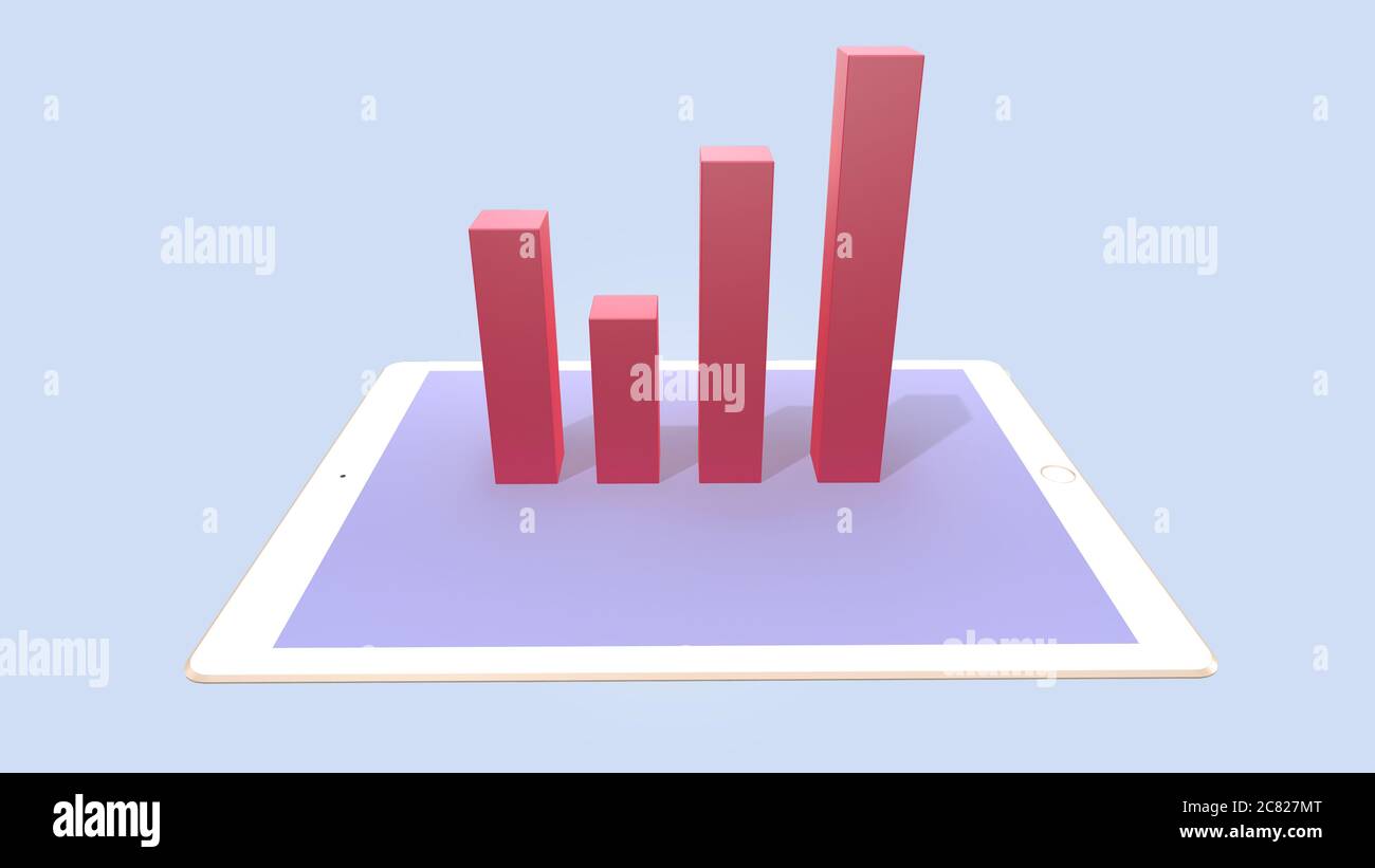 3d bar graph hi-res stock photography and images - Alamy