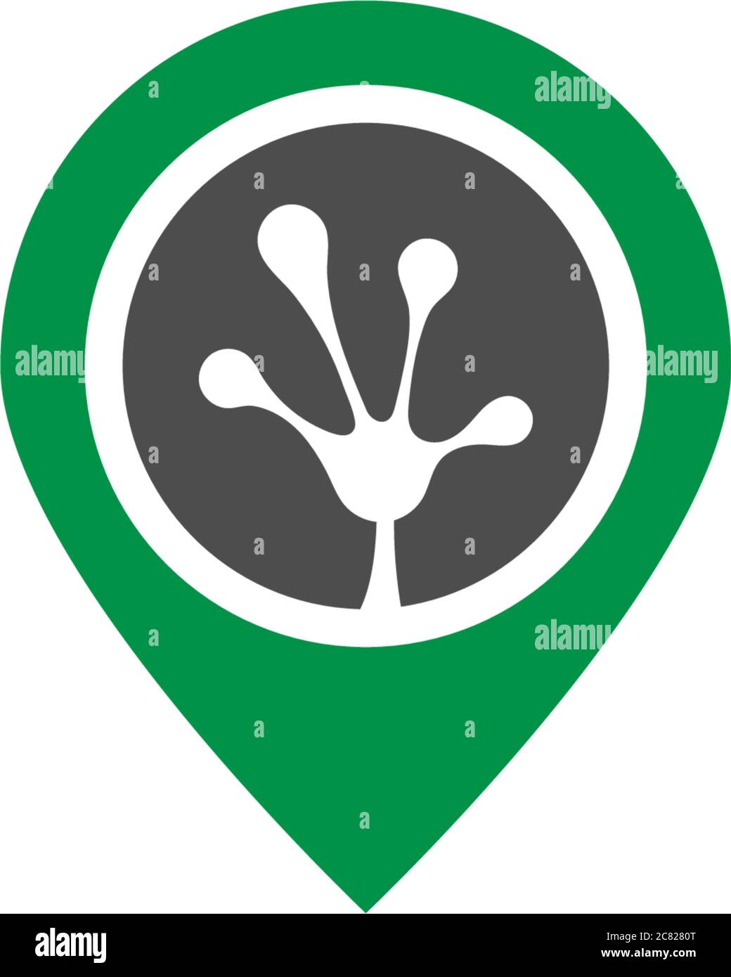 Hand frog logo icon vector template Stock Vector Image & Art - Alamy