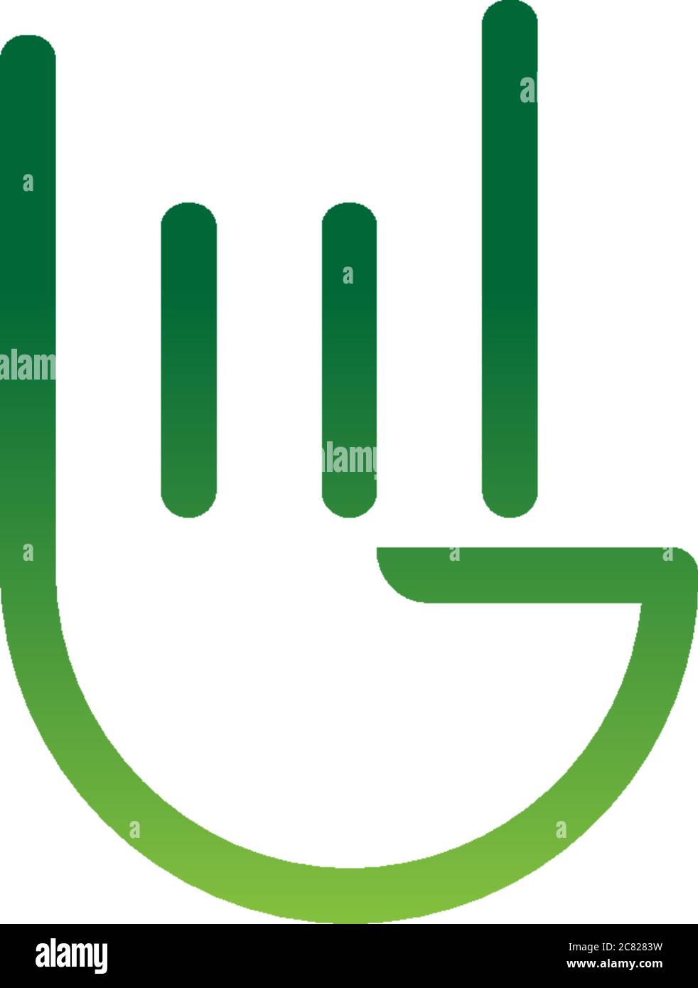 Hand logo icon vector template Stock Vector Image & Art - Alamy